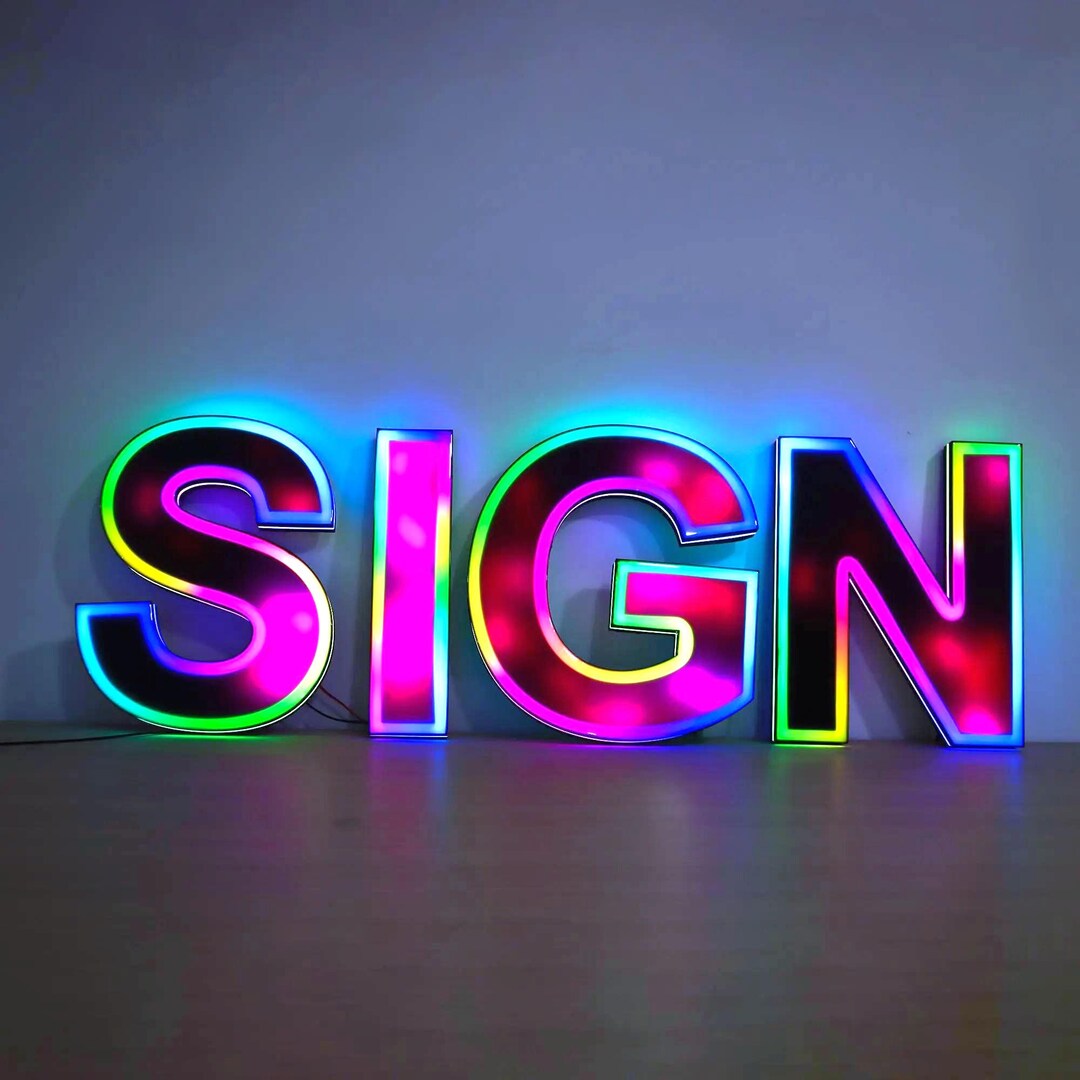 High Quality Business LED Logo, Custom 3D Acrylic Light Letter ...