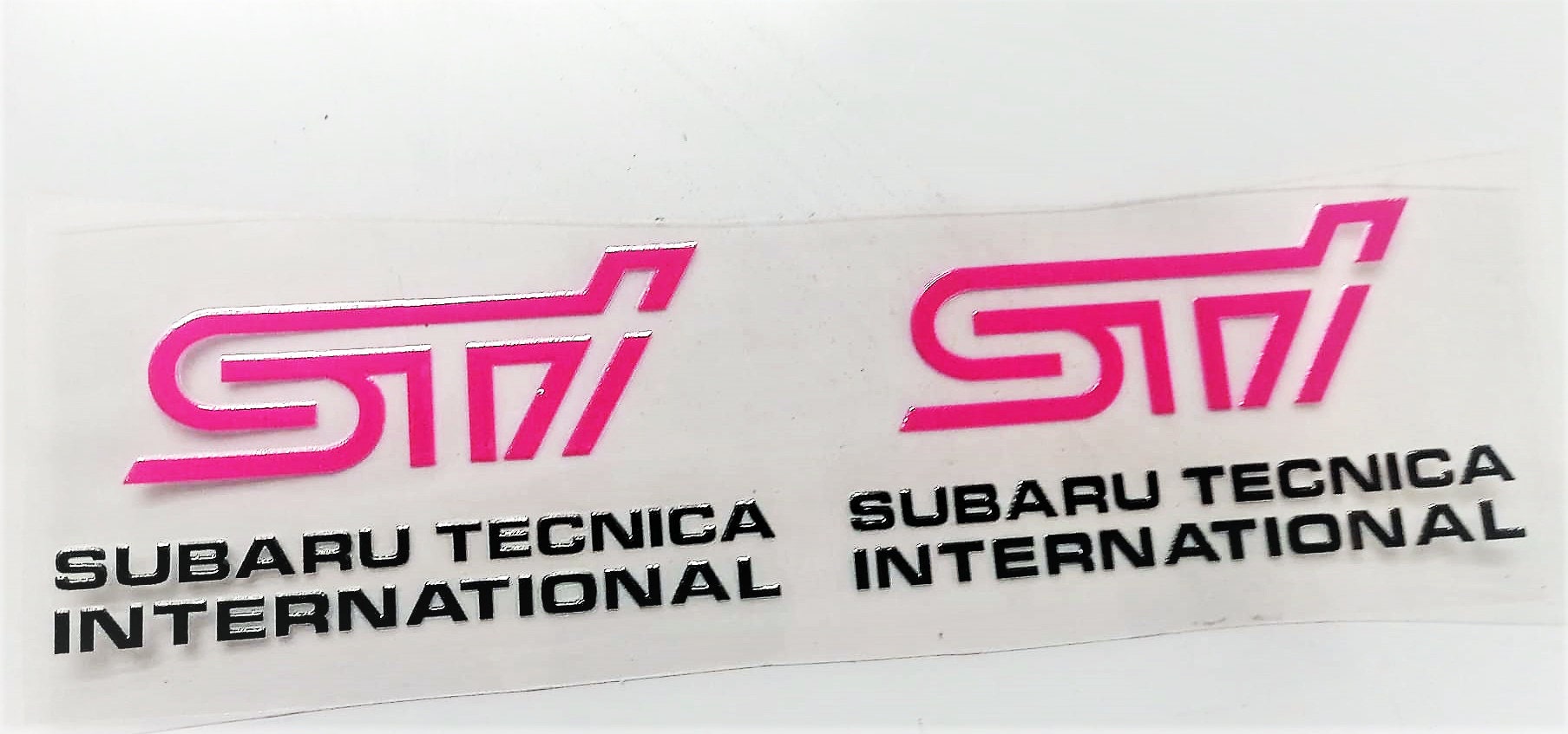 Subaru Sti Logo Bumper and Spoiler Decals 3d Uv Dtf Print 4 Pieces - Etsy