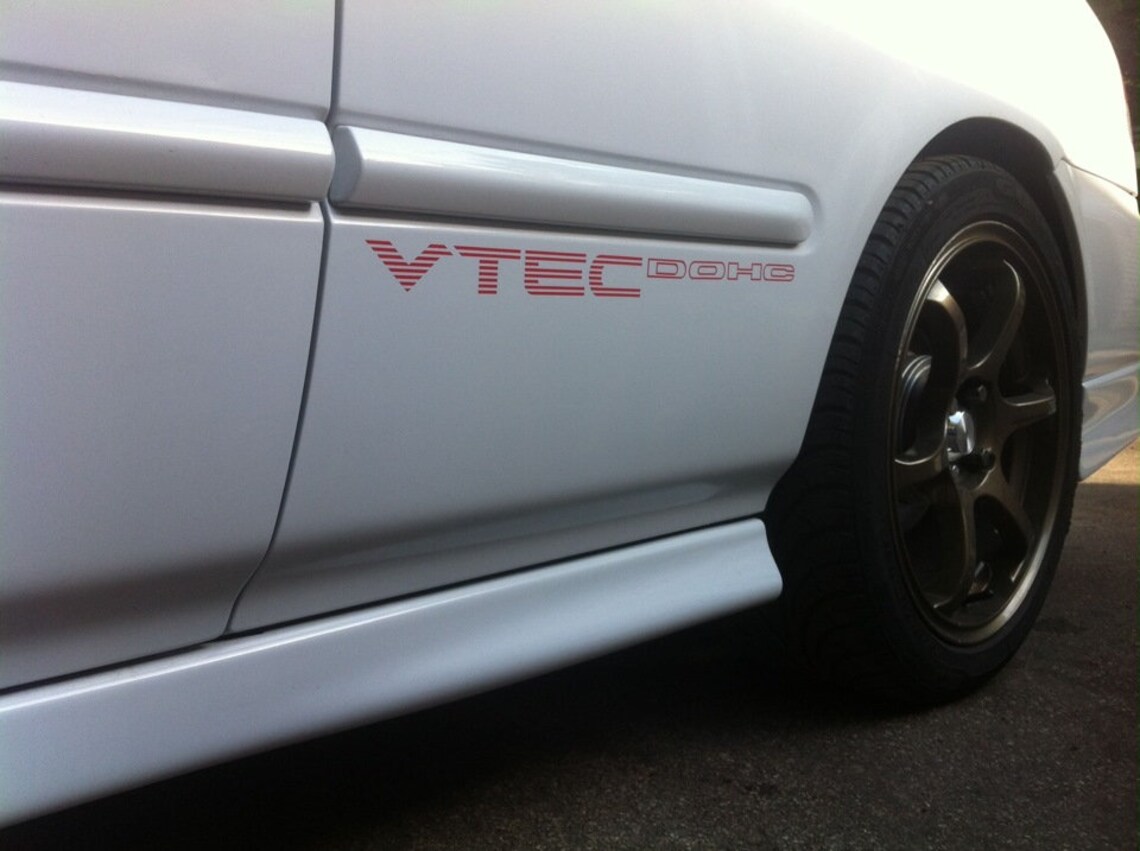 Honda Doch Vtec Logo Sticker 2 Pieces - Etsy Canada