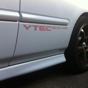 Custom Honda DOHC VTEC Logo Sticker Set 2 Pieces - Etsy