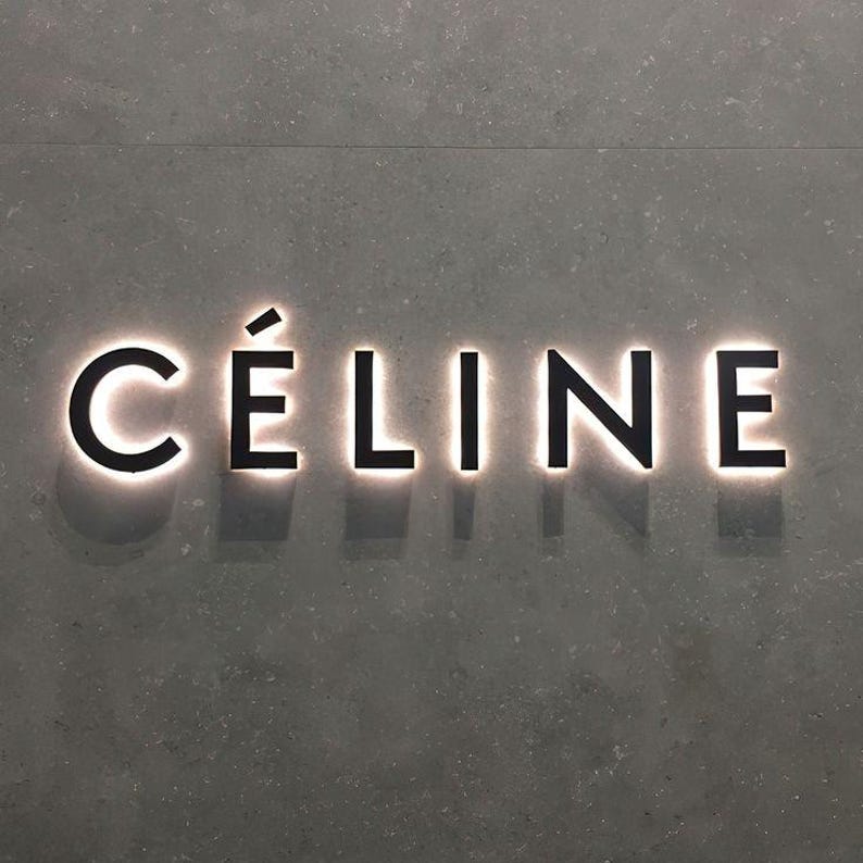 Outdoor Business Custom Led Sign, Backlit Stainless Steel 3D Letter ...