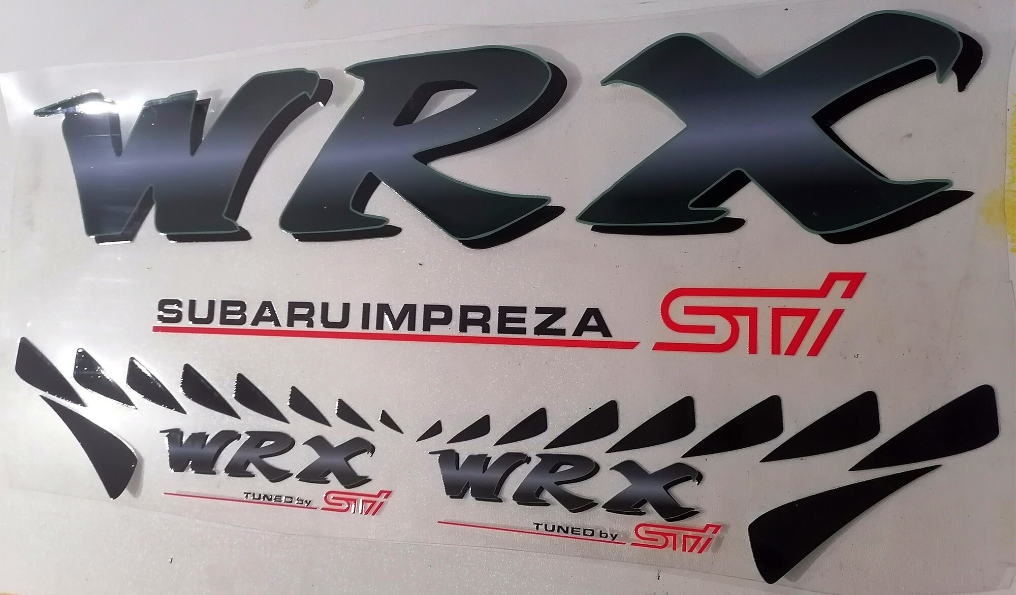 Subaru Wrx Decal Set DTF UV Print - Etsy