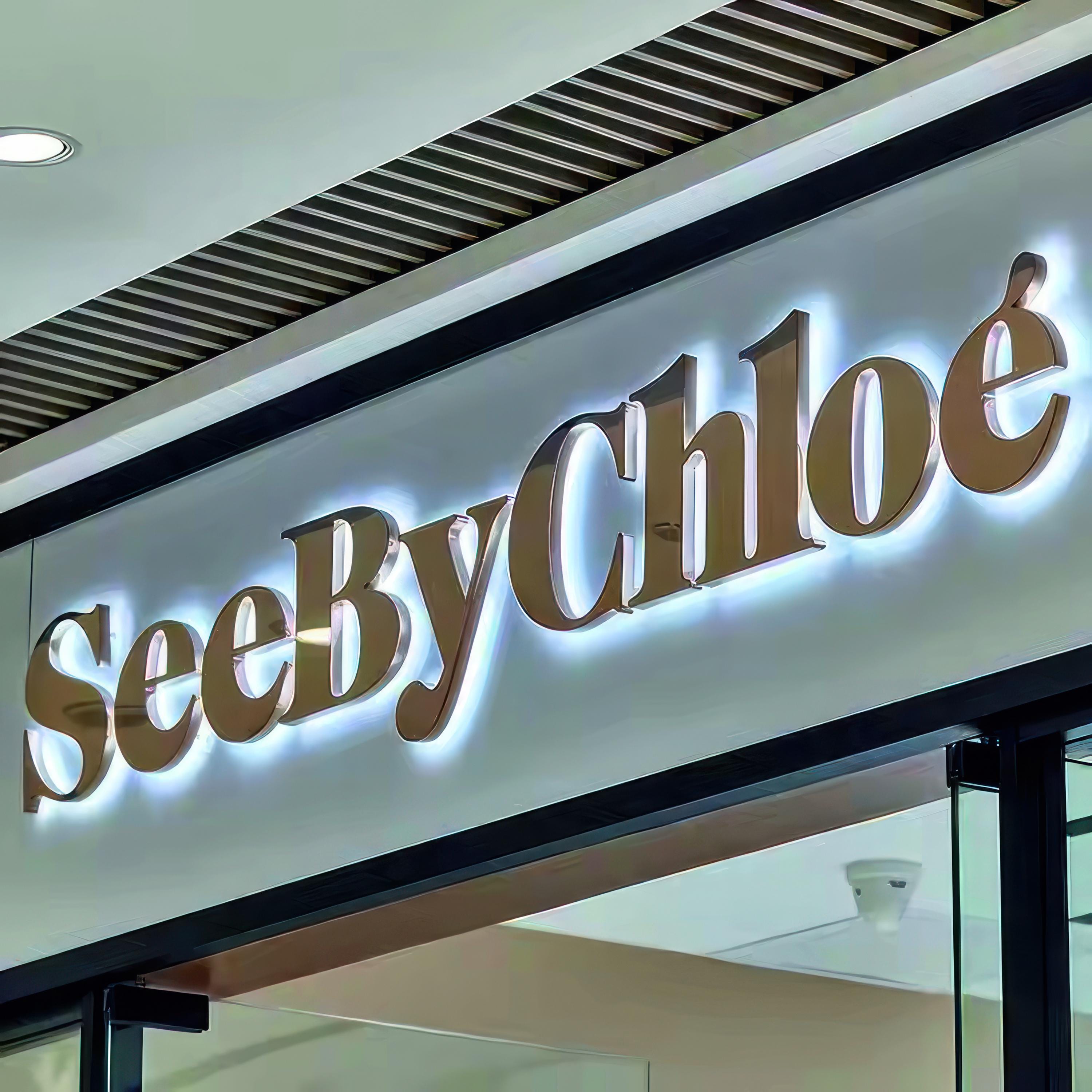 Outdoor Business Custom Led Sign, Back Lit Stainless Steel 3D Letter ...