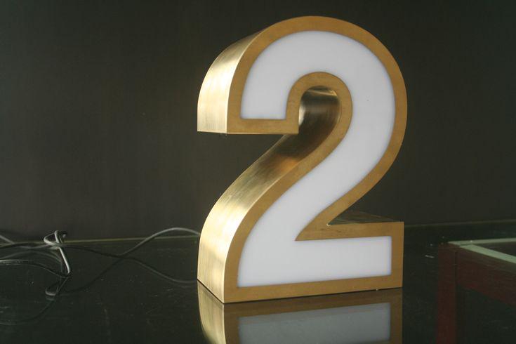 Outdoor Business Custom Led Sign, Backlit Stainless Steel 3D Letter ...