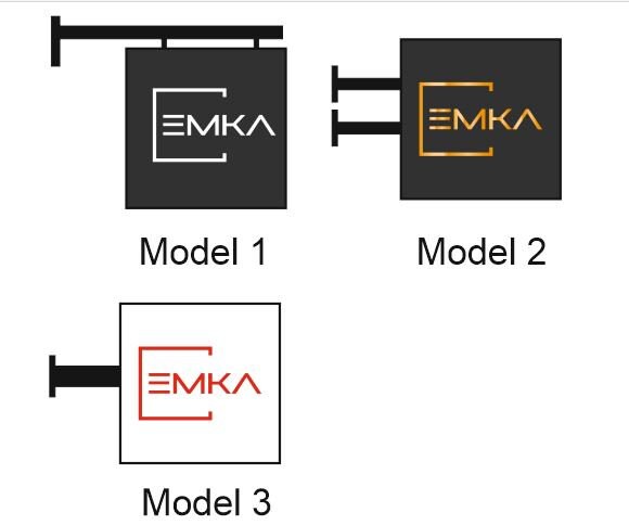 Double-sided Logo Sign, Shop Sign, Blade Sign, Shop Window Blade Sign ...