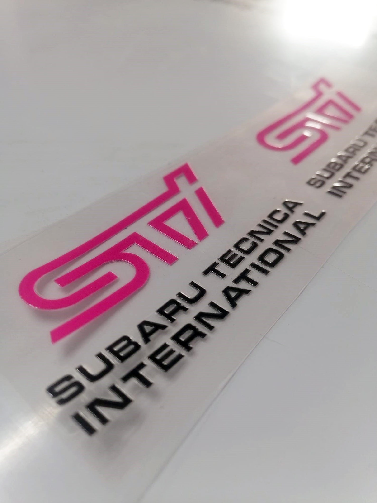 Subaru Sti Logo Bumper and Spoiler Decals 3d Uv Dtf Print - Etsy