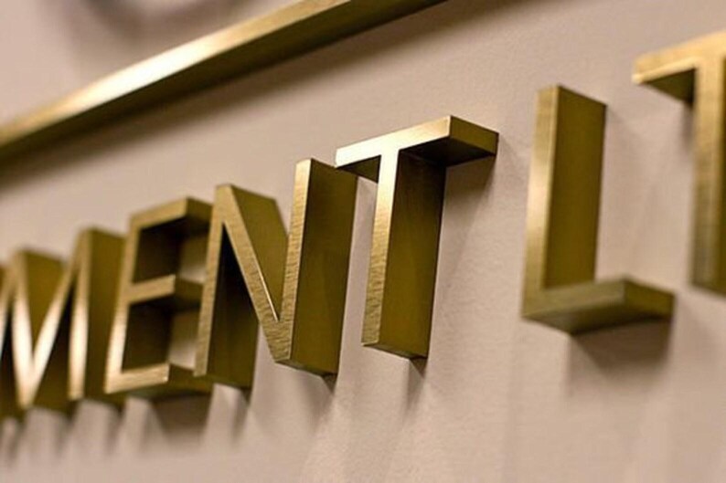 Outdoor Business Custom Led Sign, Backlit Stainless Steel 3D Letter ...