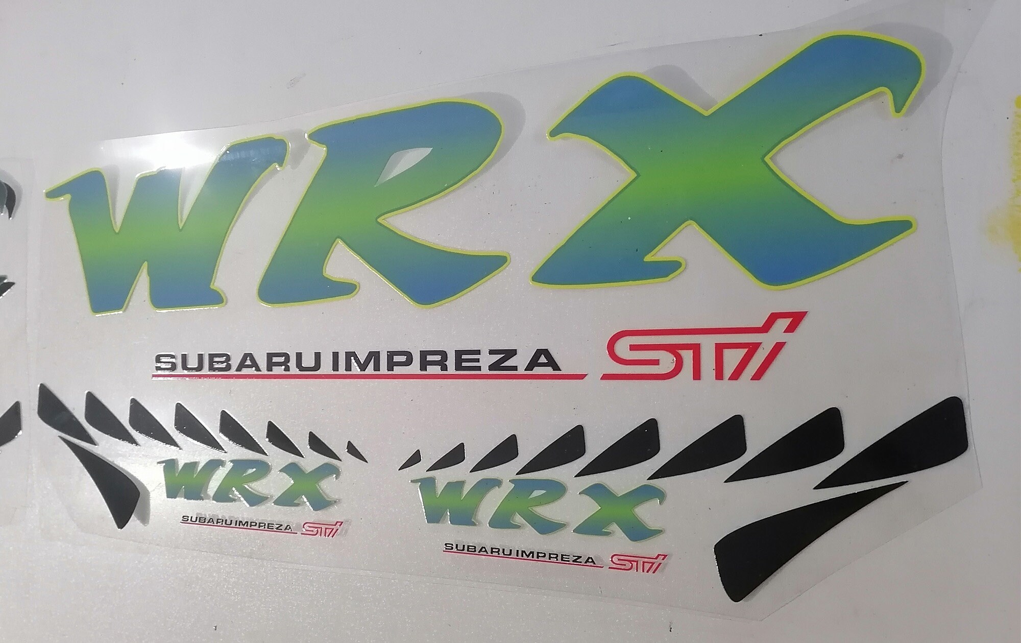 Subaru Wrx Decal Set DTF UV Print - Etsy