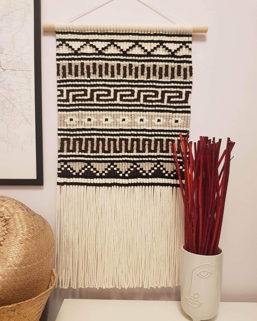 Macrame With Aztec Pattern - Etsy