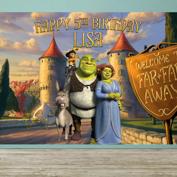 Shrek Party Supplies - Etsy