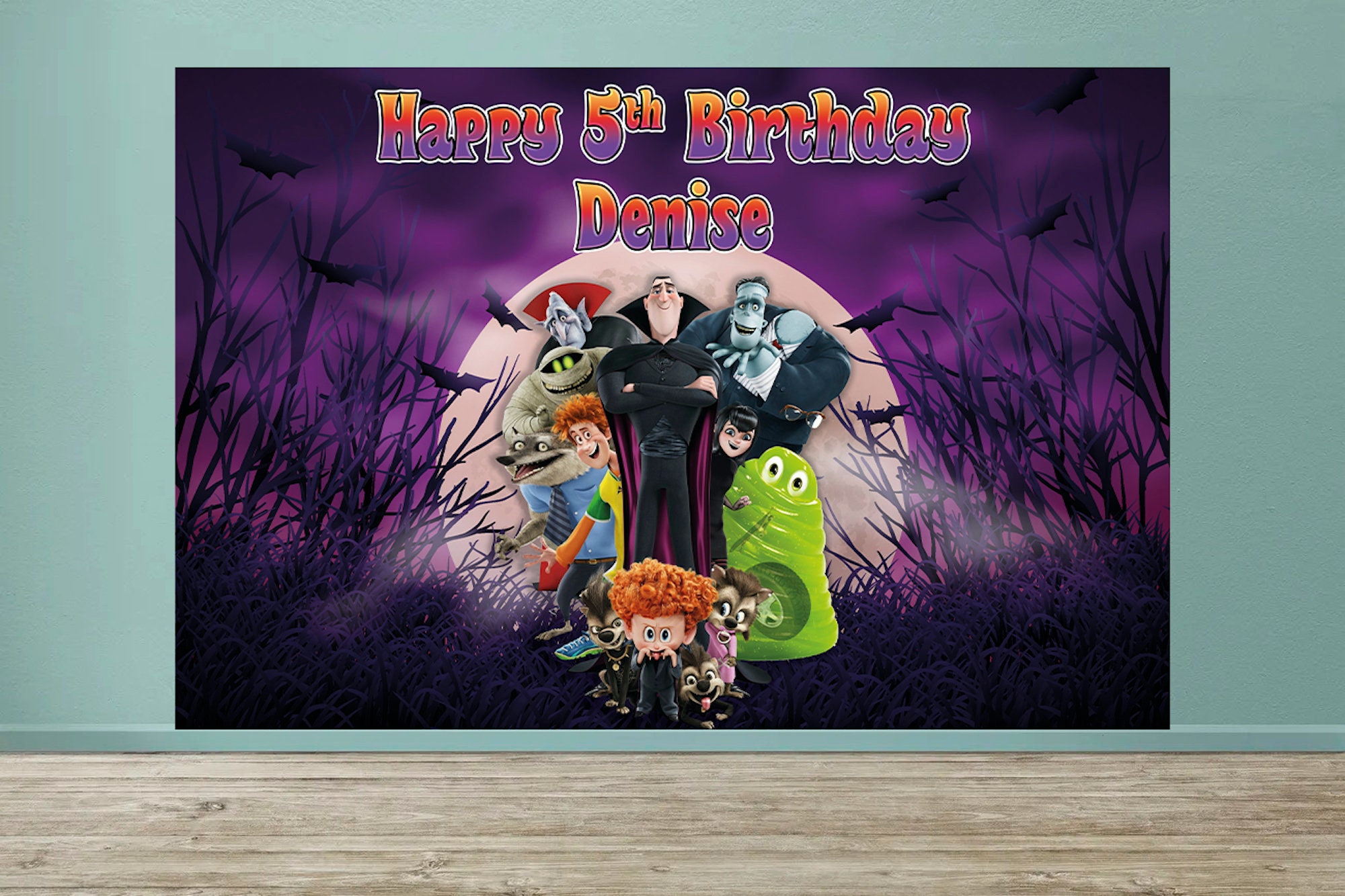 Hotel Transylvania Digital Paper - Etsy