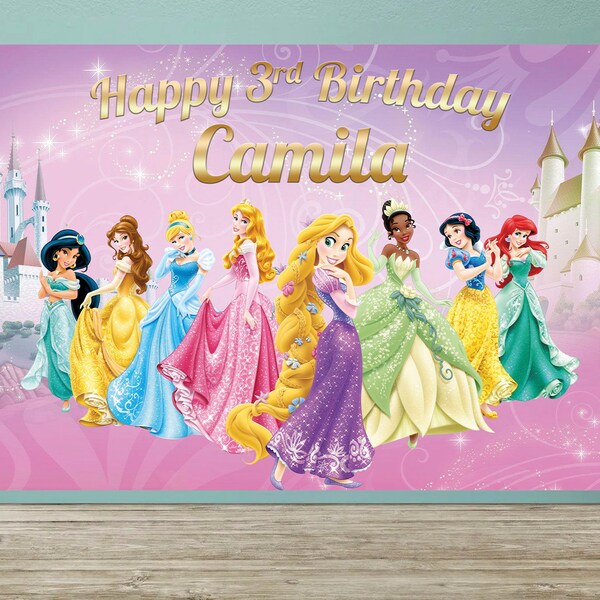 Princess Backdrop - Etsy