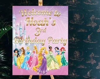 Princess Party Sign - Etsy