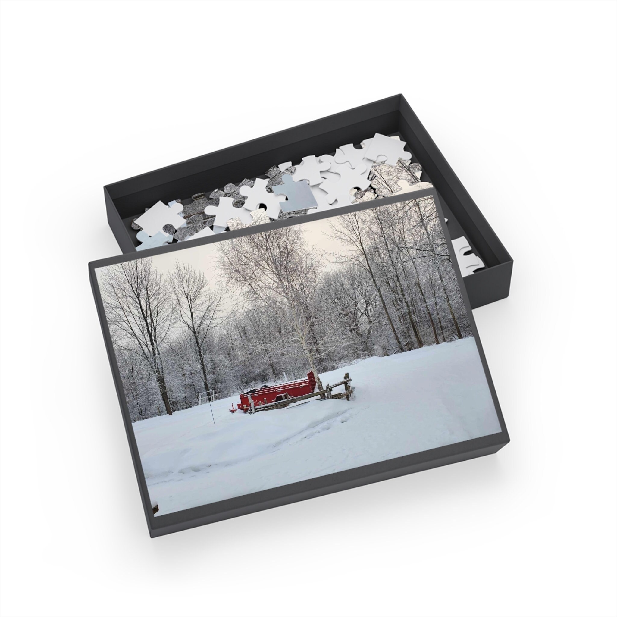 Winter Scene Photo Jigsaw Puzzle Winter Wonderland 96, 252, 500, 1000 ...