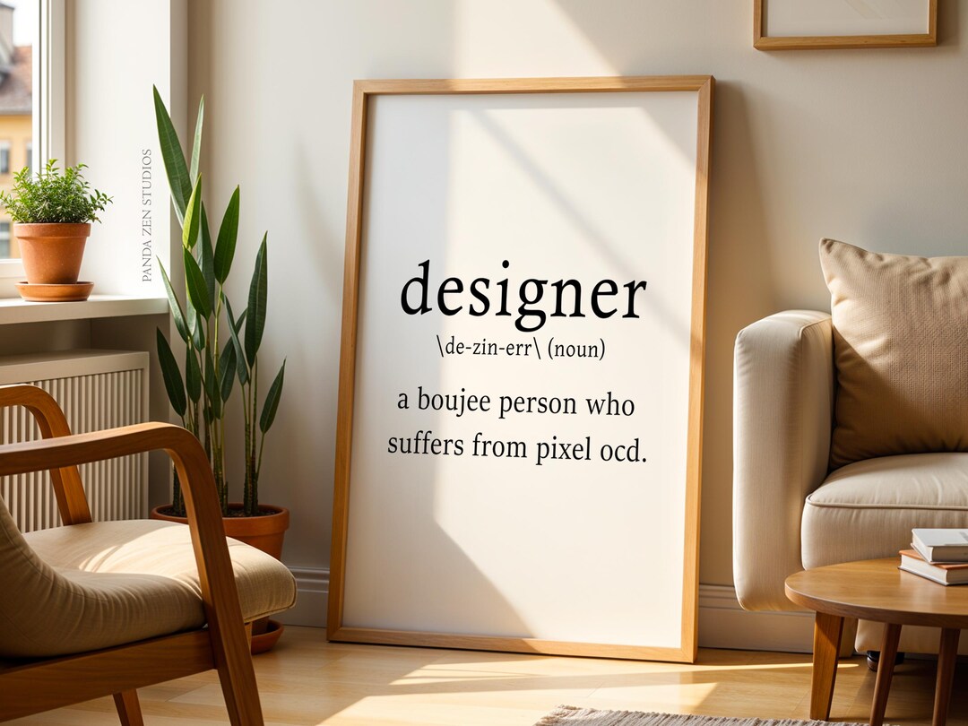Designer Definition Print, Designer Quote Print, Designer Print ...