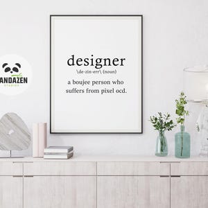 Designer Definition Print, Designer Quote Print, Designer Print ...