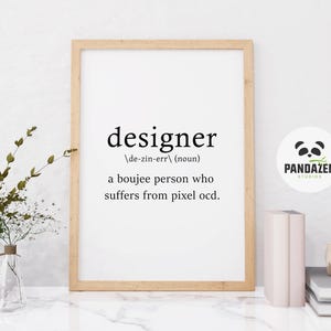 Designer Definition Print, Designer Quote Print, Designer Print ...