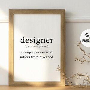 Designer Definition Print, Designer Quote Print, Designer Print ...