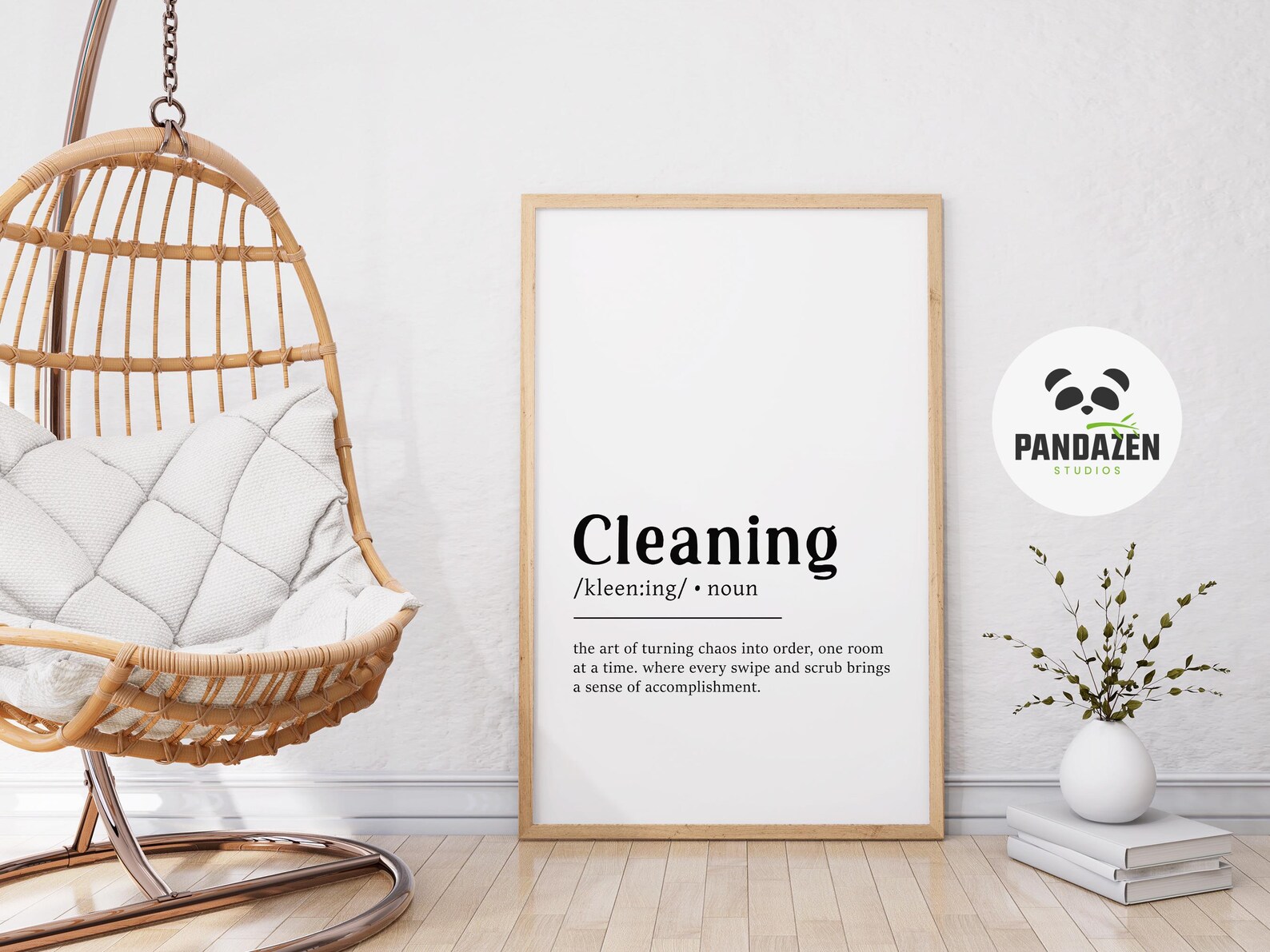 Cleaning Definition Print, Cleaning Printable Wall Art, Cleaning ...