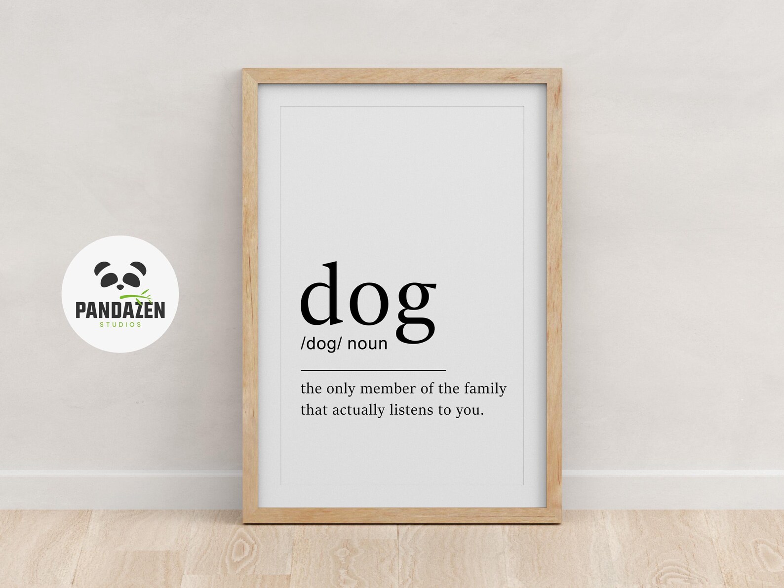 Dog Definition Print, Dog Dictionary Print, Birthday Gift Idea, Gift ...