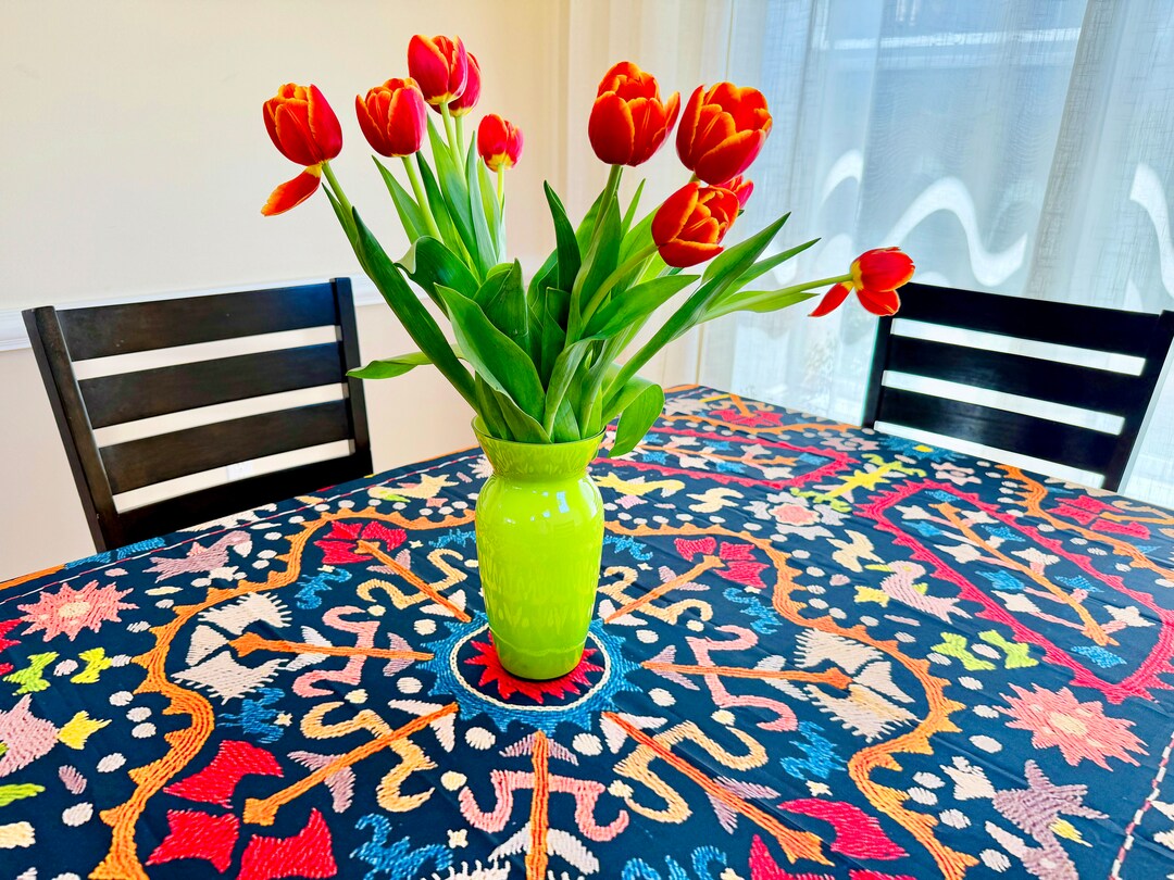 Tablecloth - Armenian Marash Embroidery Design - Etsy