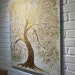 Gold Resin Tree of Life Painting. Jewellery Crystal Original Resin Art ...