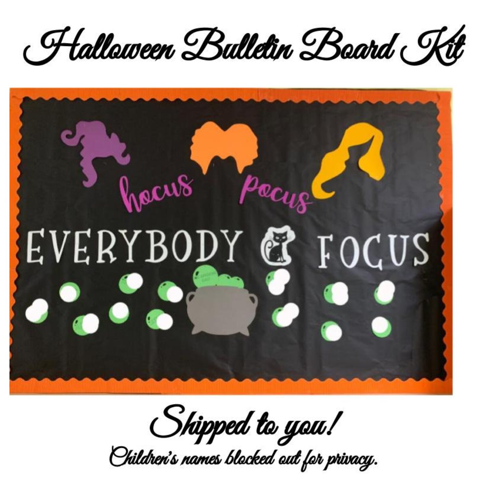 Halloween Bulletin Board Kit - Etsy