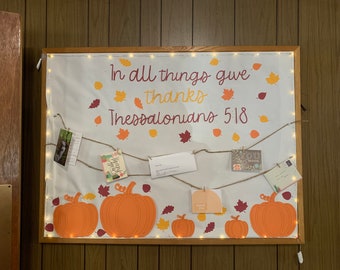Christian Fall Bulletin Board - Etsy