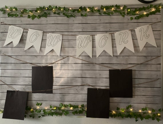 Wow Work Bulletin Board - Etsy