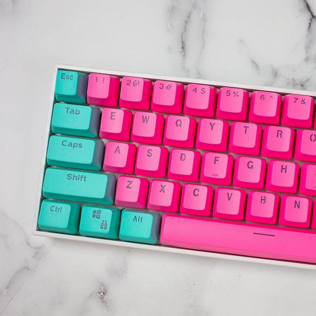 OEM Miami Vibes PBT Translucent Keycaps 104 Key Set - Etsy