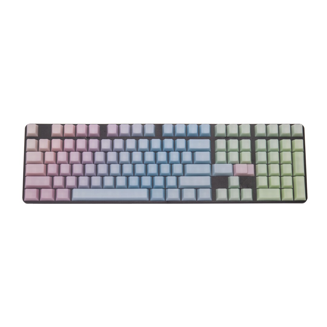 POM Jelly Aurora Keycaps Blank 109 Keycap Set - Etsy