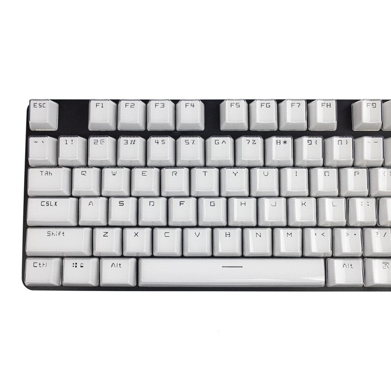 Acrylic Honeycomb Keycaps White - Etsy