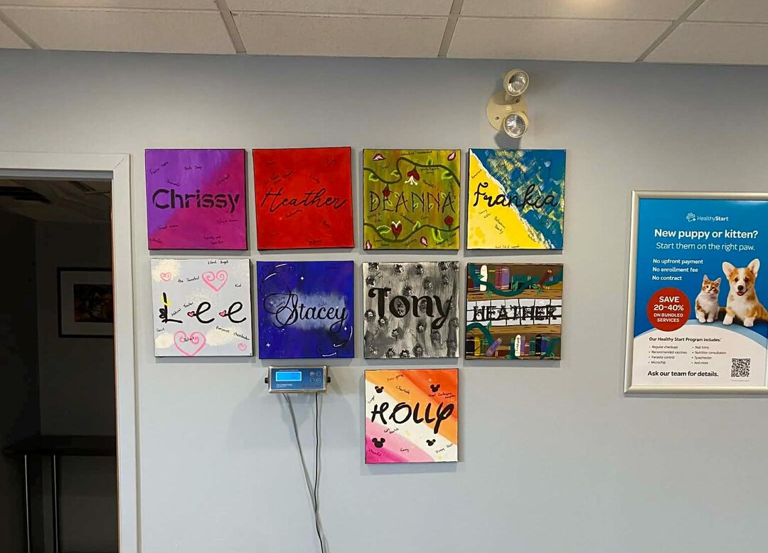 Positive Name Art With Uplifting Words - Etsy
