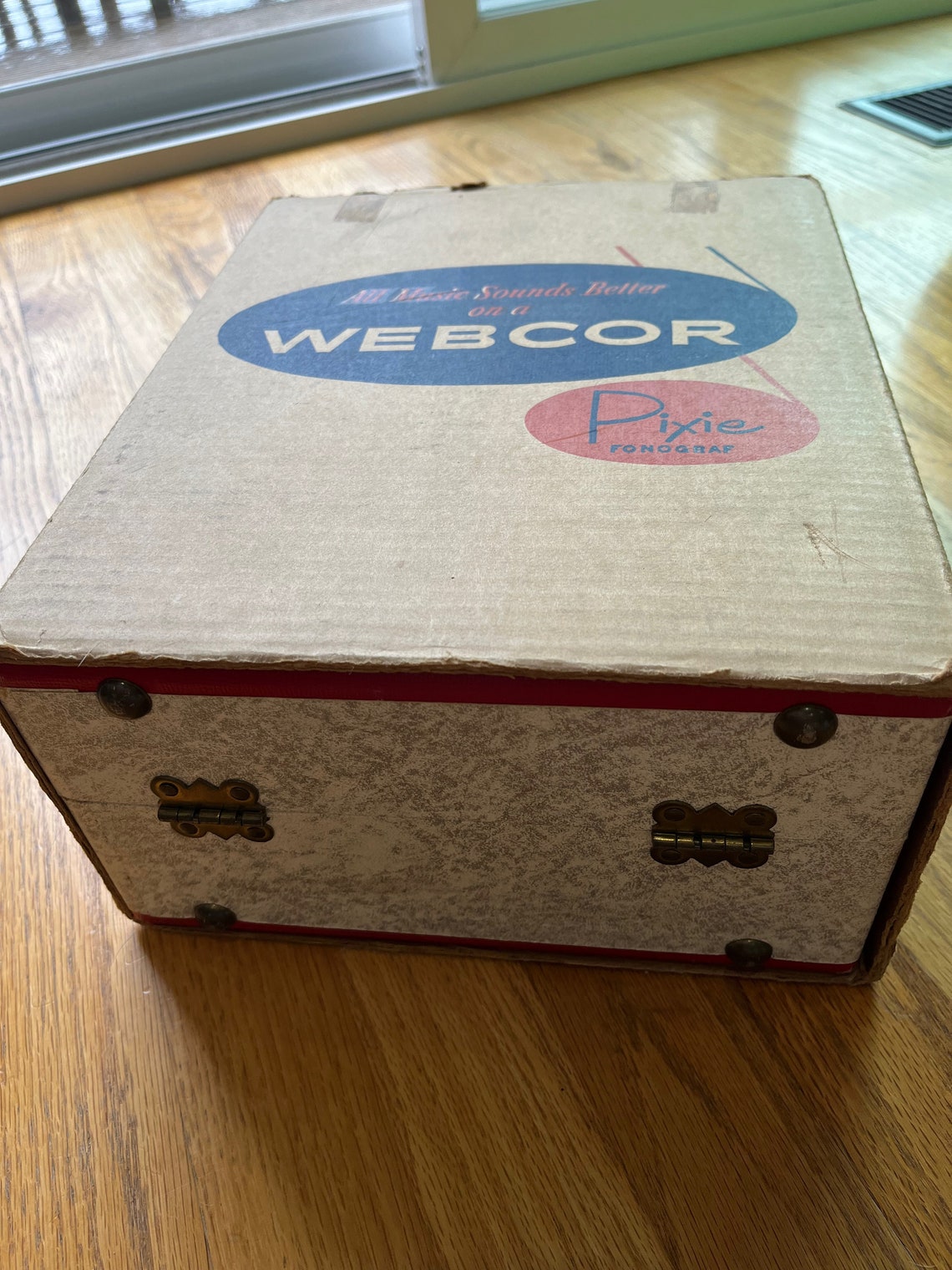 WEBCOR Pixie Fonograf Phonograph-portable Record Player - Etsy