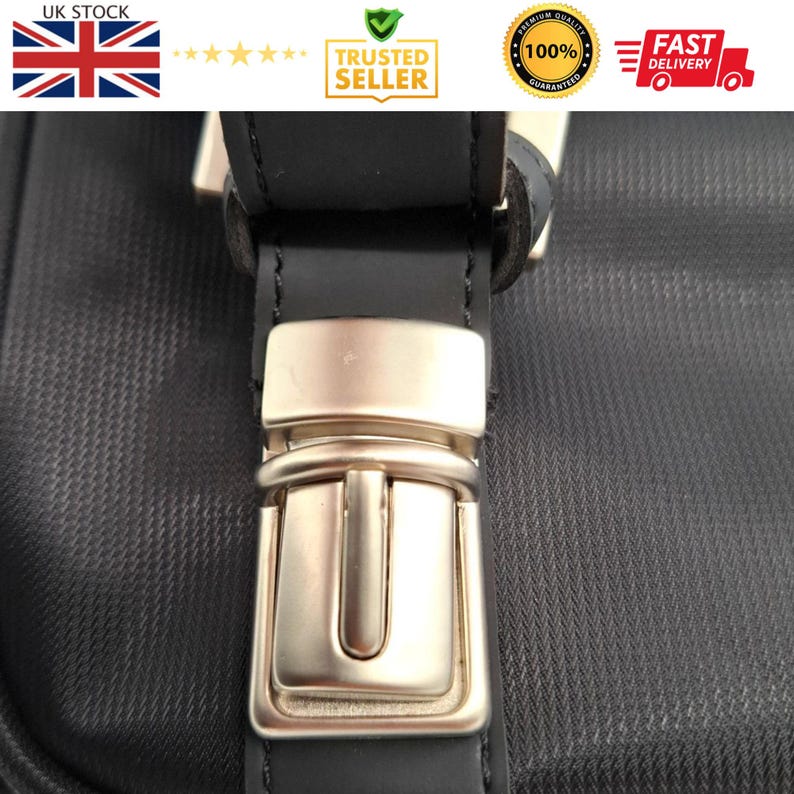 Black Laptop Bag 17.3' Briefcase Hand Luggage Carrying Handle Custom ...