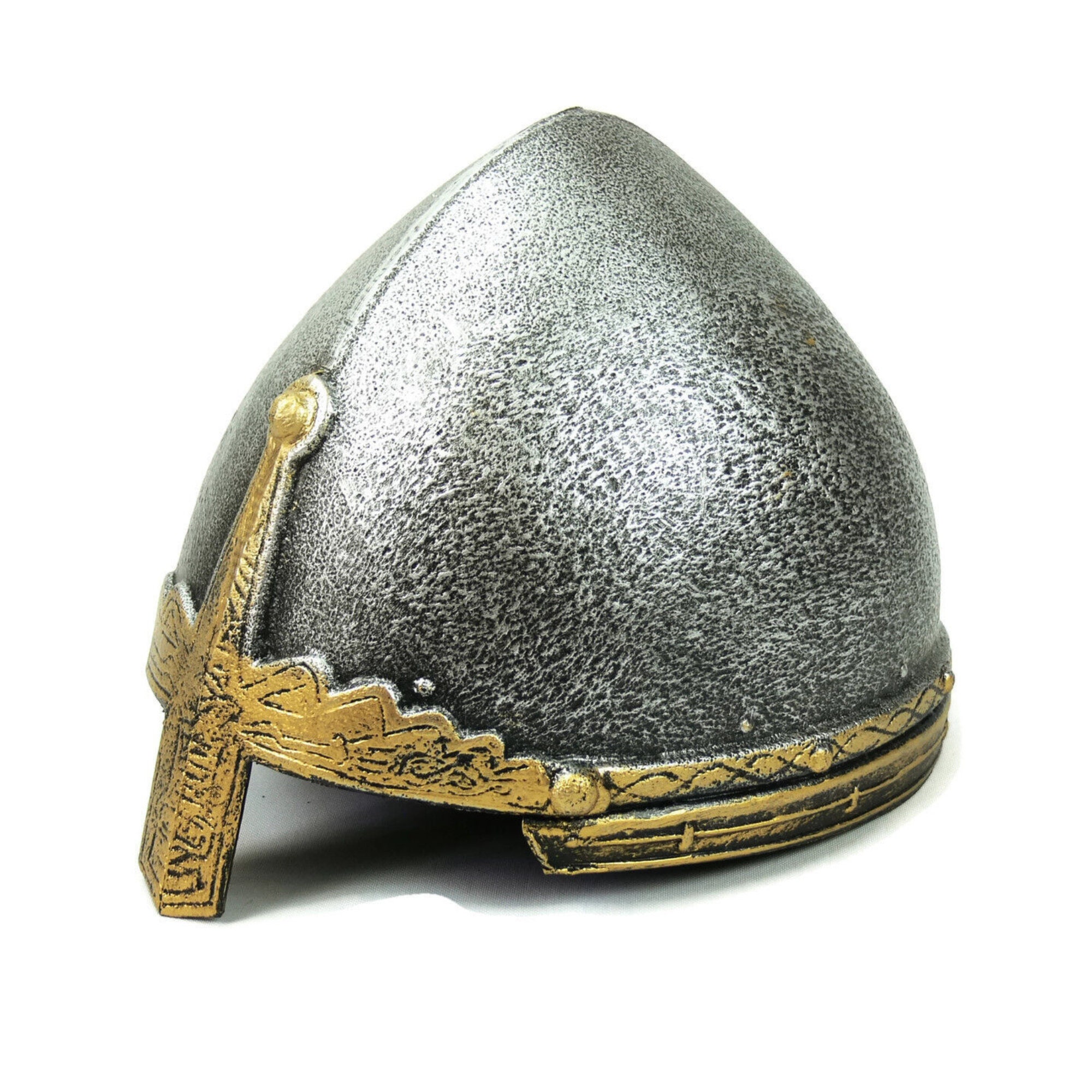 Helmet Nasal Type Medieval Knight Helmet Fancy Dress Shield Accessories ...