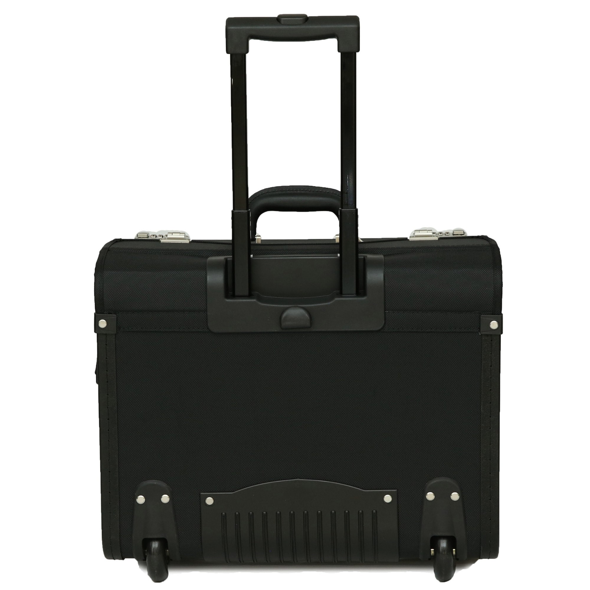 Wheeled Pilot Case Briefcase Business 16" Laptop Flight Briefcase Bag ...