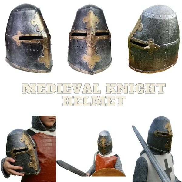Knight Helmet - Etsy