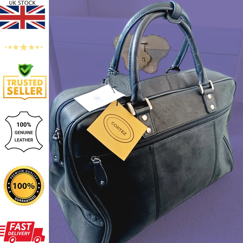 Handcrafted Colombian Leather Holdall Bag, Unisex Travel Style - Etsy