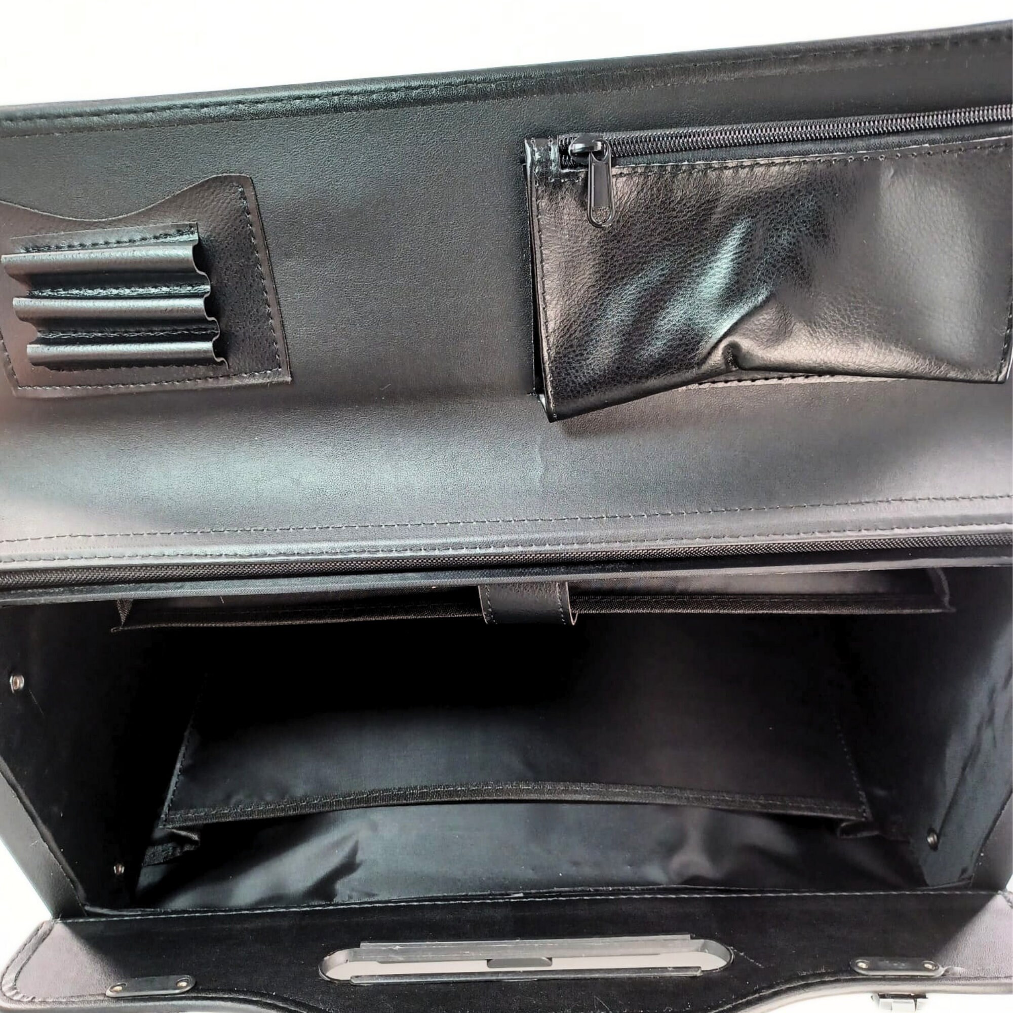 Wheeled Pilot Case Briefcase Business Laptop Case Flight Briefcase Bag ...