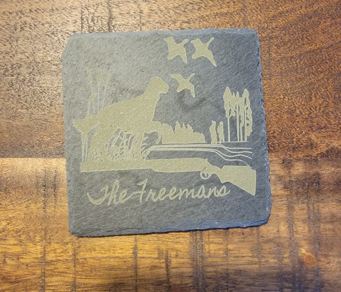 Custom, Laser-engraved Favorite Things/hobbies Slate Coasters - Etsy