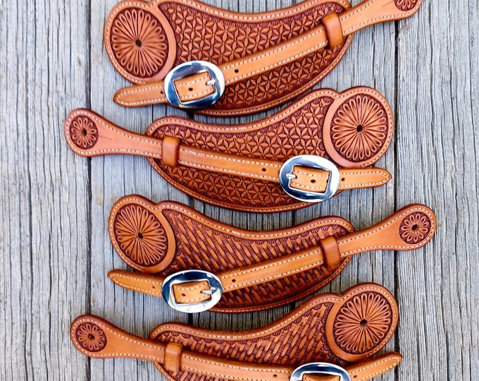 Bib Style Pull Thru Spur Straps - Etsy