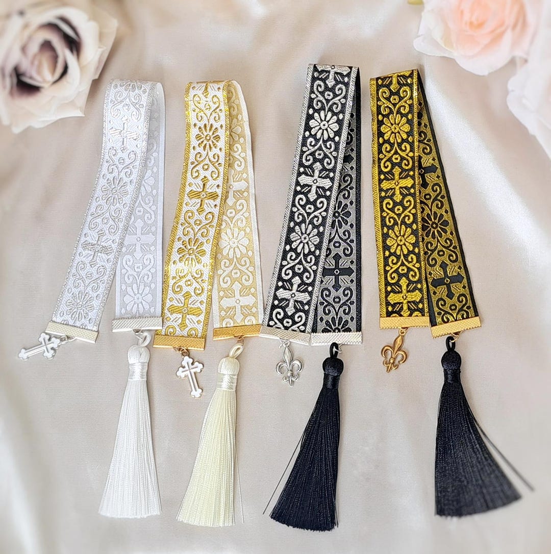 Christian Bookmark, Handmade Bible Accessories, Gift Bookmark, Cross ...