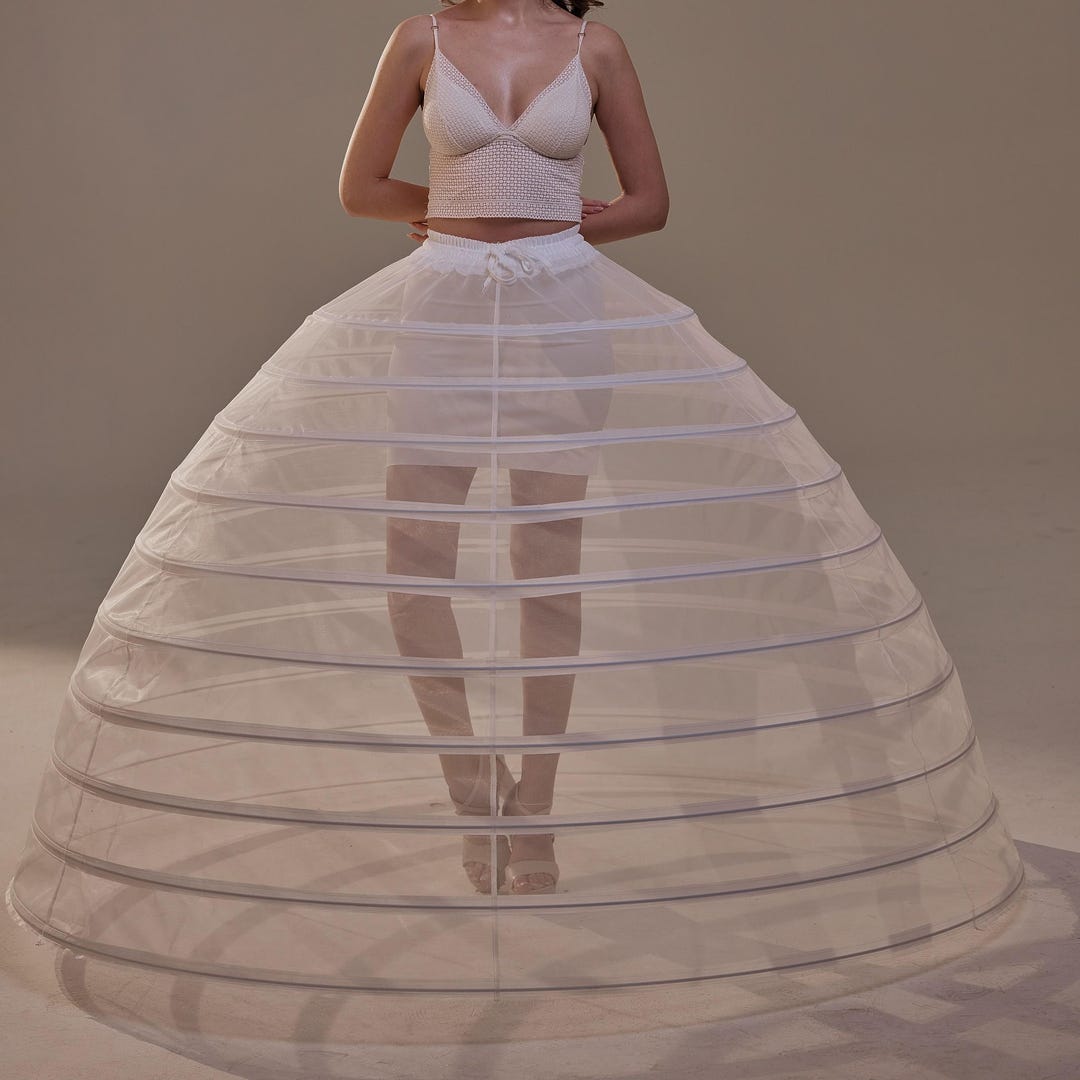 Crinoline Petticoat Skirt ,hoop Skirt for Ball Gown, Wedding ...
