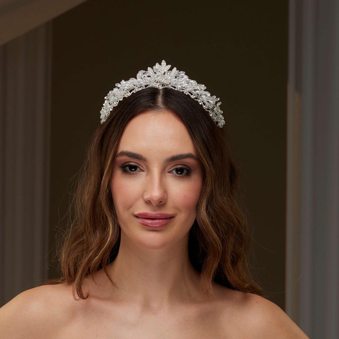 Crystal Wedding Tiara-wedding Hair Jewelry- Elegant Hair Accessory - Etsy