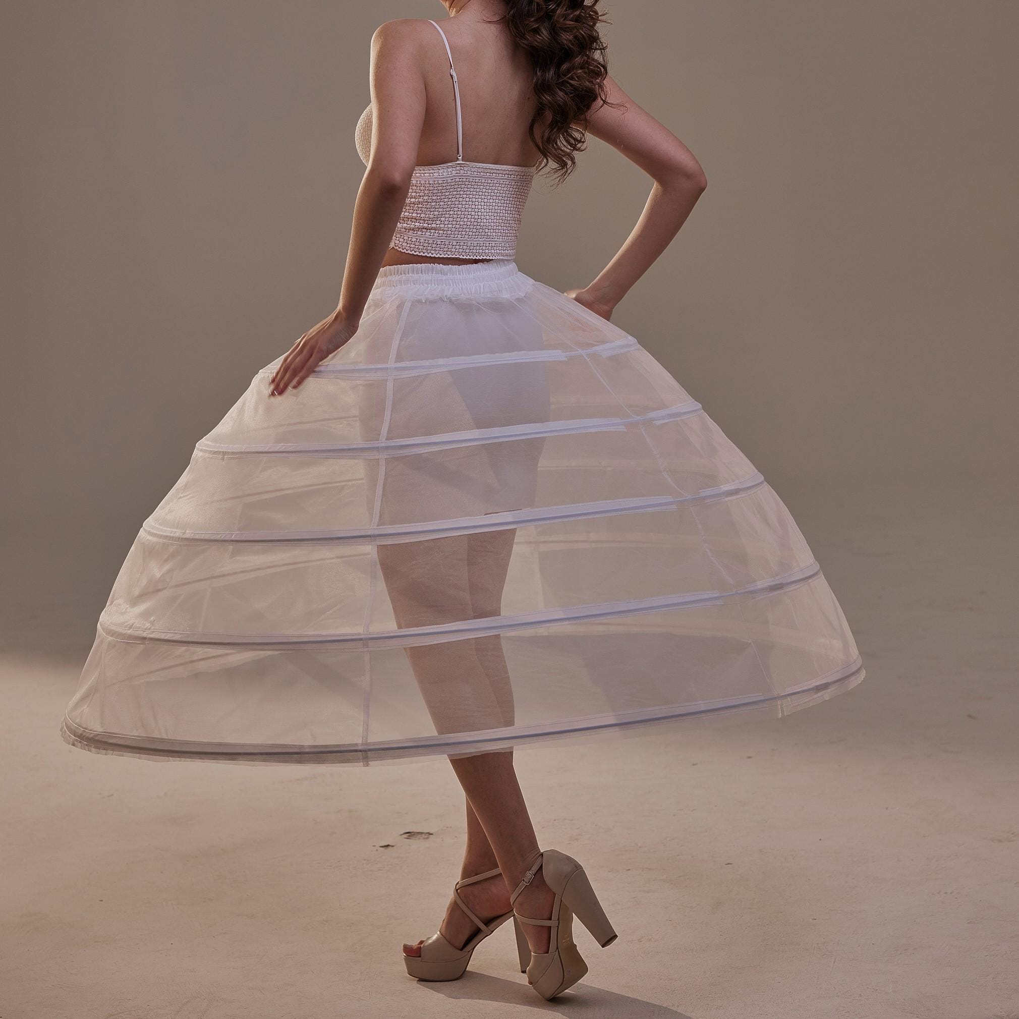 Short Crinoline Petticoat Skirt , Hoop Skirt for Wedding Dress ...