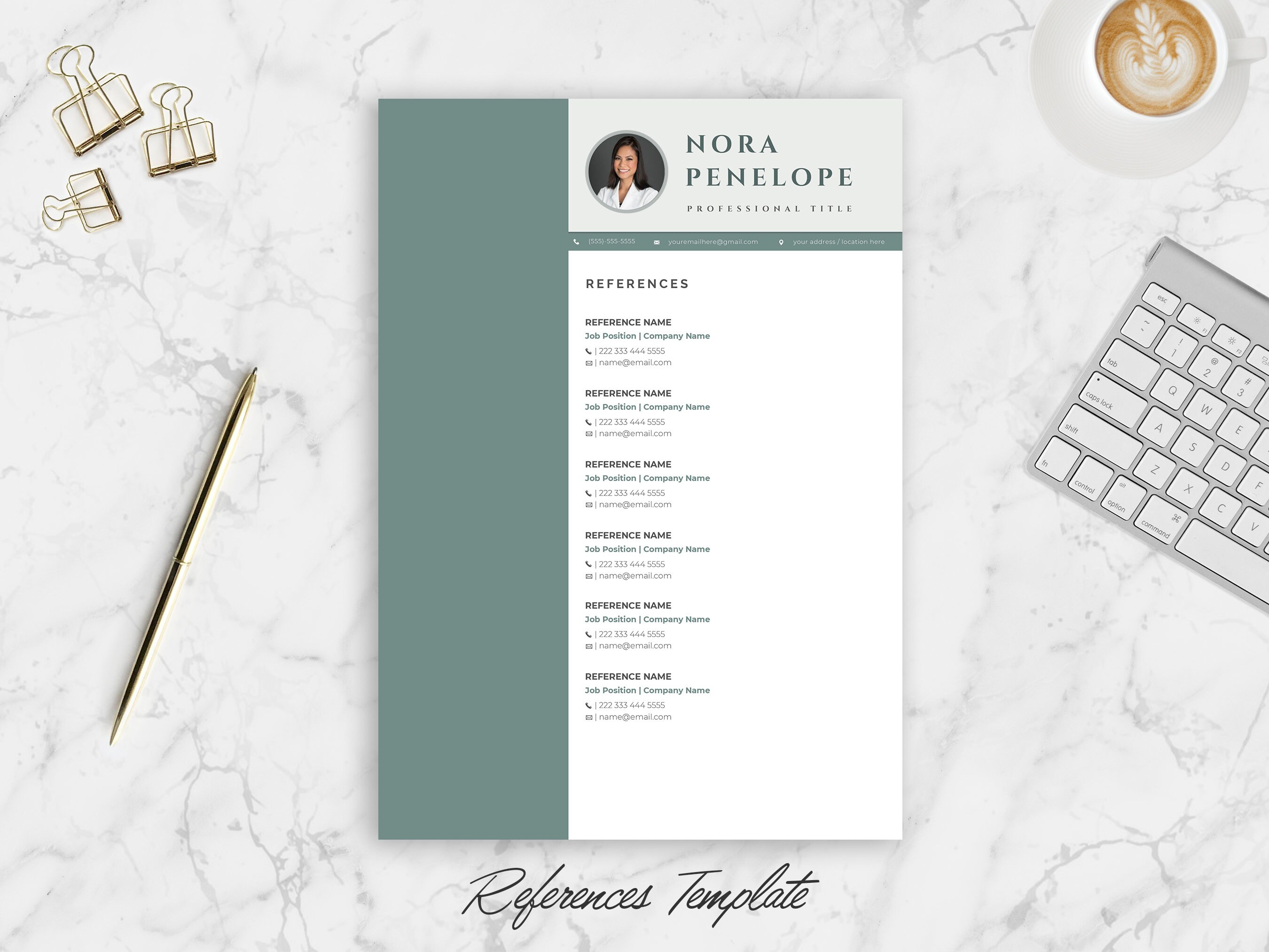 CV TEMPLATE Word-curriculum Vitae/resume and Cover Letter Template Word ...