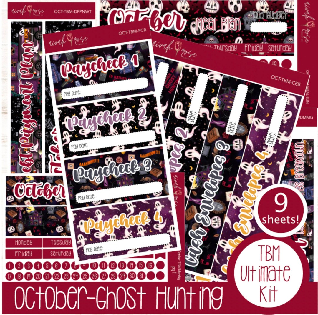 October Ultimate Budget Kit for the Budget Mom Budget by - Etsy