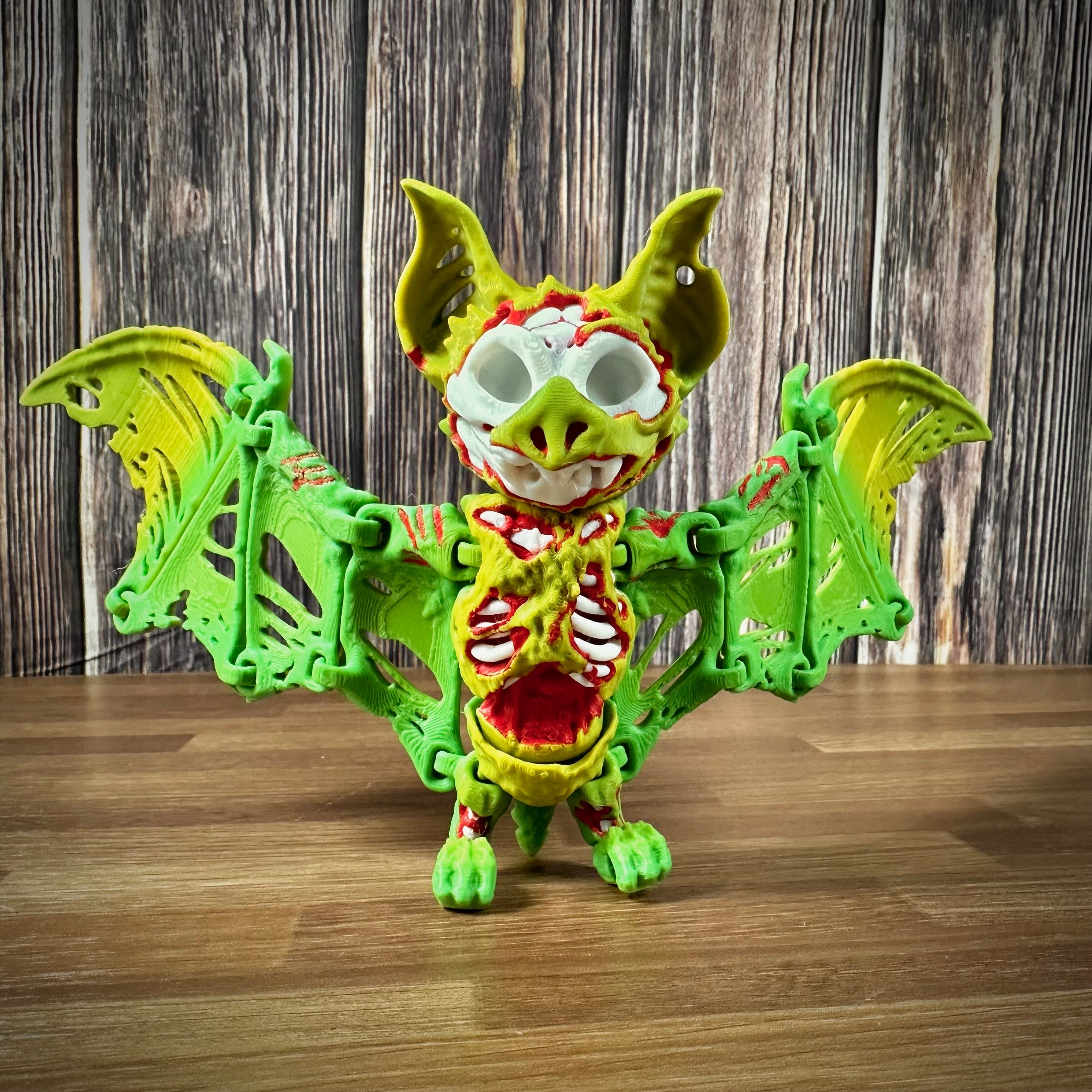Zombat Zombie Bat Articulated Creatures True to Life Toys With ...