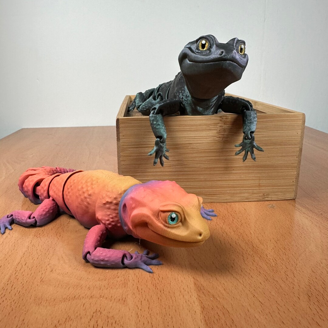 Leopard Gecko - Articulated Creatures! True to Life Toys With ...